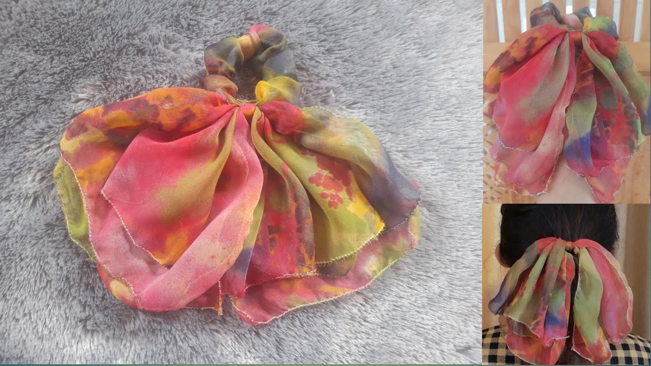 Korean Scrunchie|Ikat Rambut Korea - YouTube