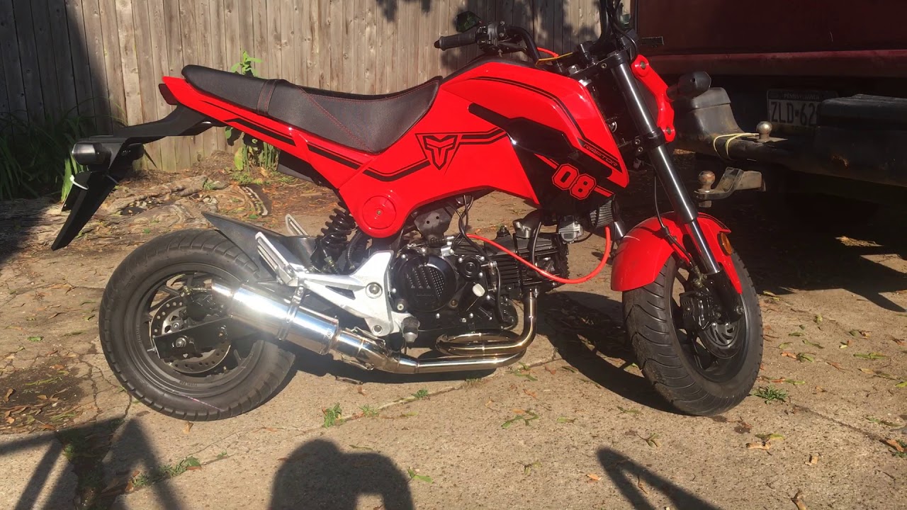 2020 Zs190 swapped Taotao hellcat gets new exhaust Kepspeed twisting ...