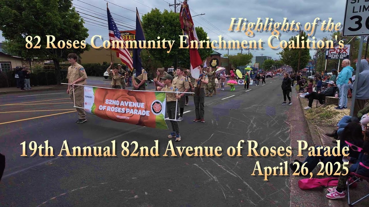 It's their 19th Edition! 82nd Avenue of Roses Parade | In 4K HD | East ...