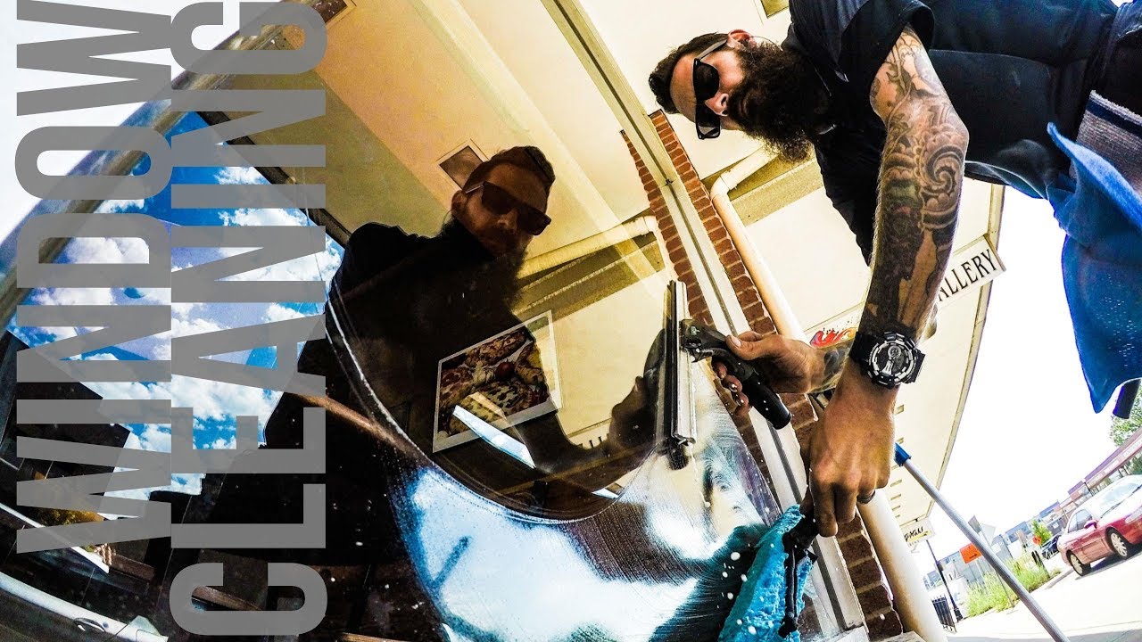 American Window Cleaning Route Work - YouTube