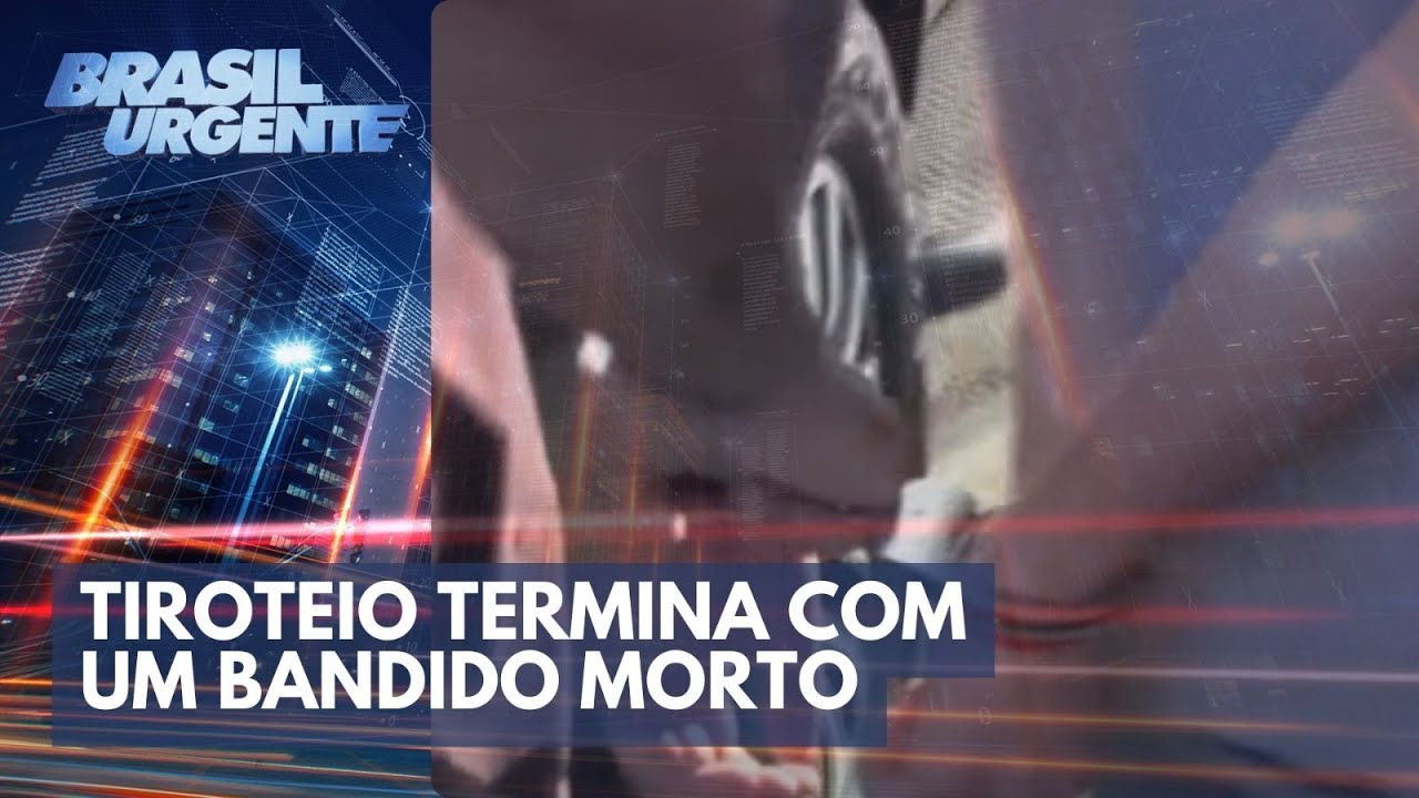 Tiroteio termina com um bandido morto em São Paulo - YouTube