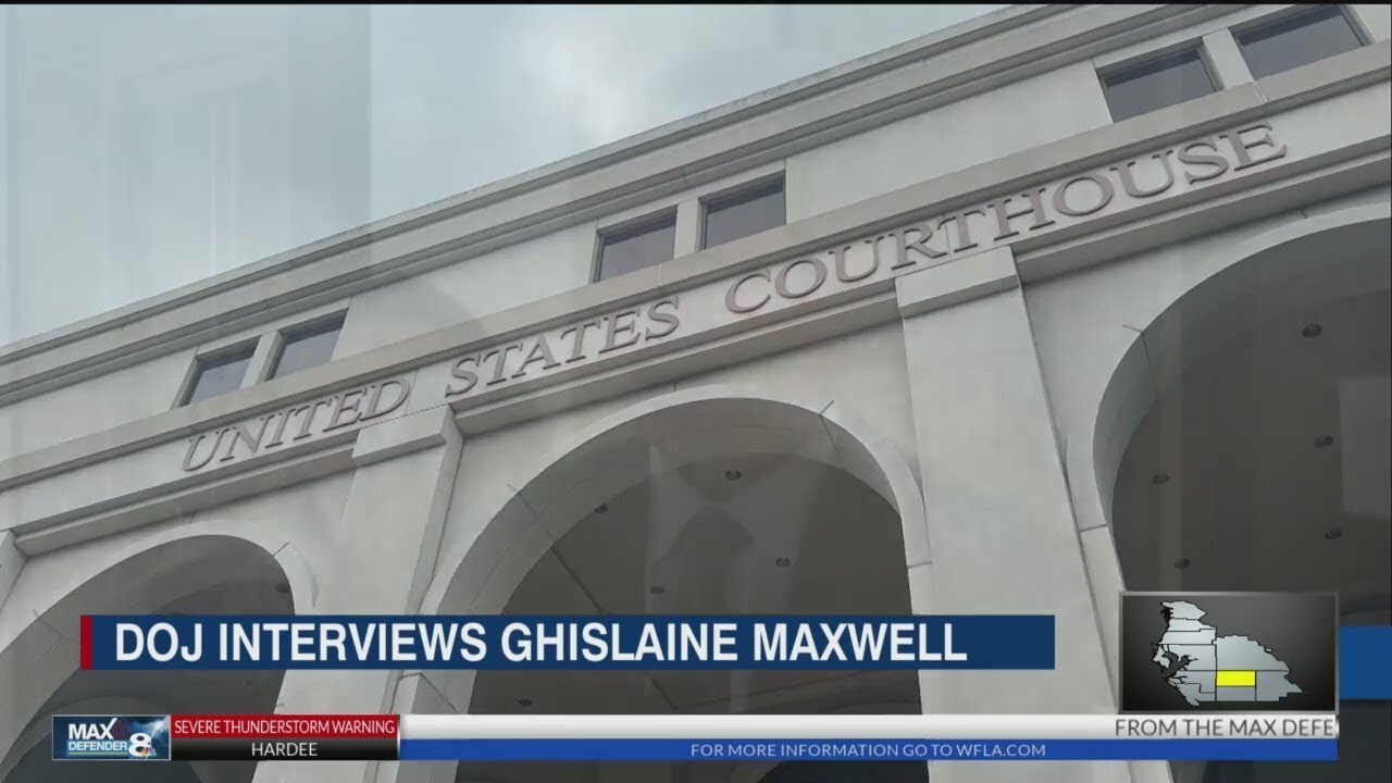 Deputy attorney general meets with Maxwell's legal team - YouTube