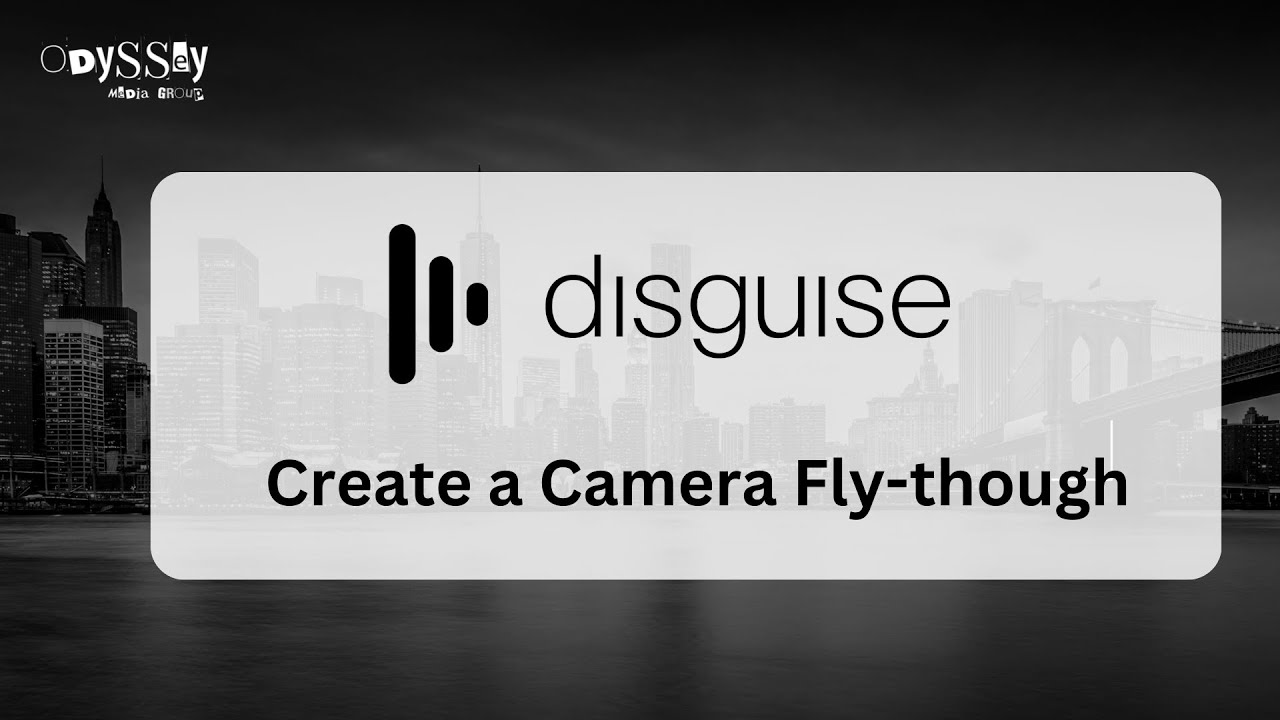 disguise Create and Export a camera flythough - YouTube