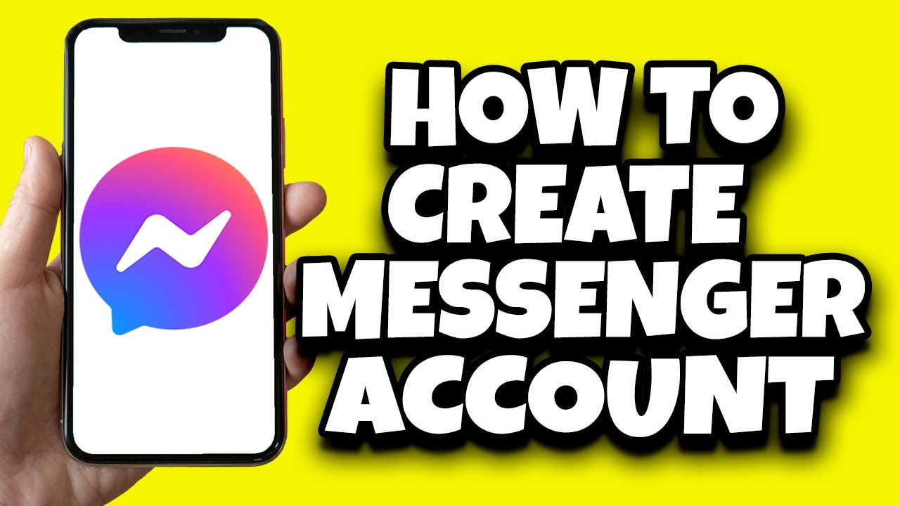 How To Create Messenger Account Without A Facebook Account (2024) - YouTube
