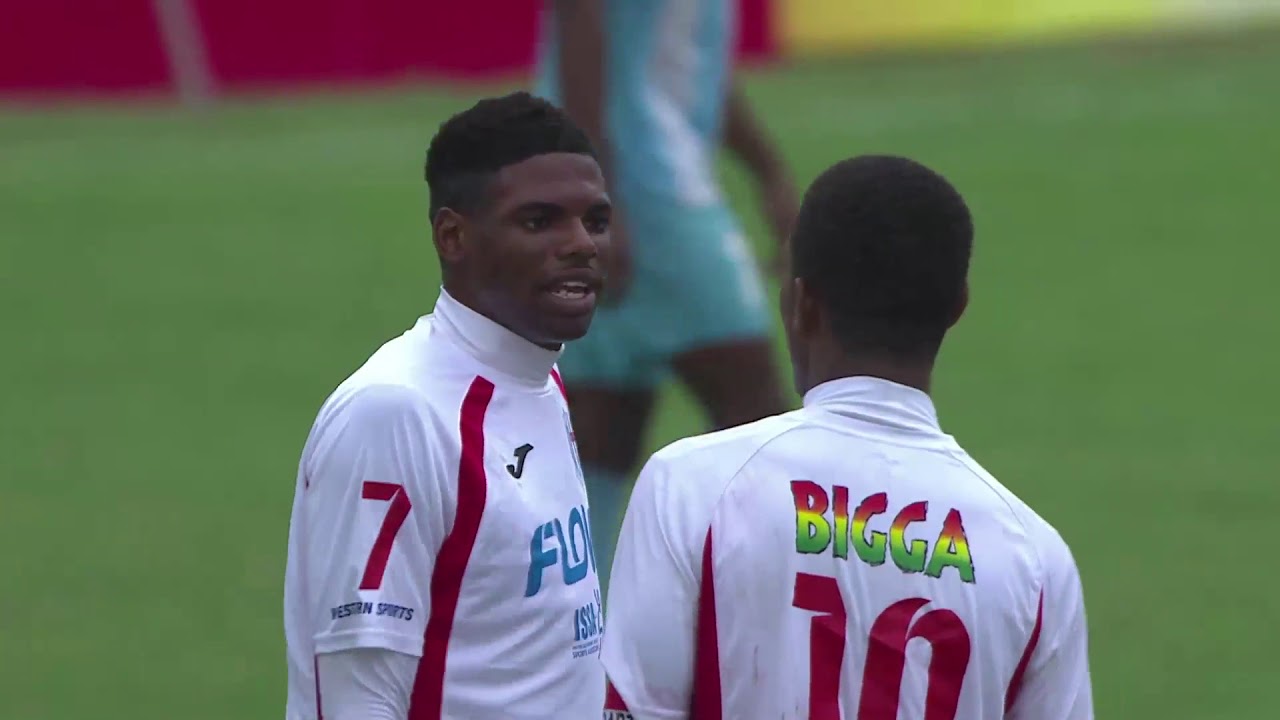 Akiiki Jackson ISSA Schoolboy Football (manning cup) video - YouTube