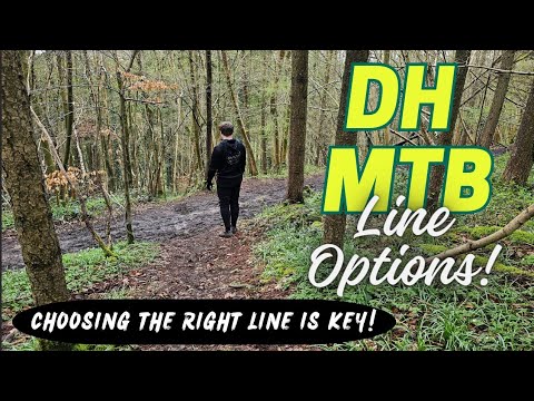 DH MTB LINE CHOICE TALK, a short look into picking the fastest lines ...