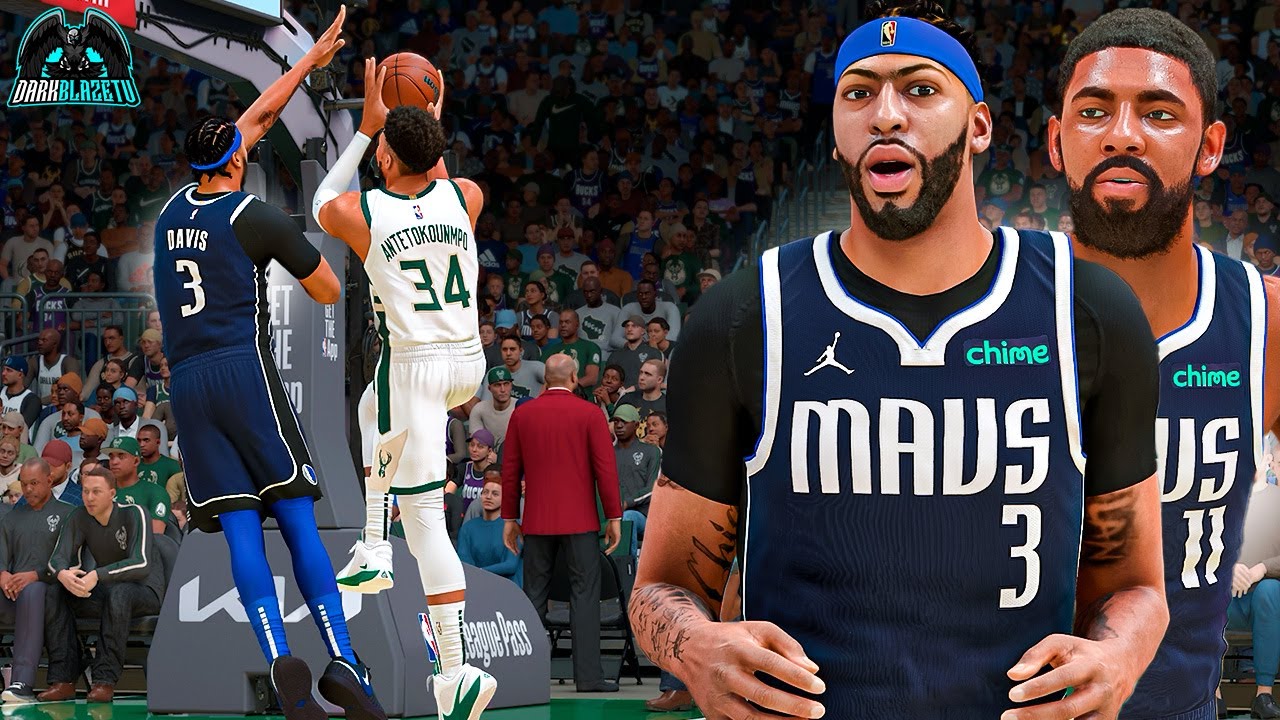 Anthony Davis Dominates with the Mavericks in NBA 2K25! - YouTube