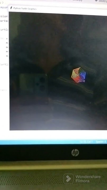 Create Rainbow Benzene Using Pythoncoding Programming Python