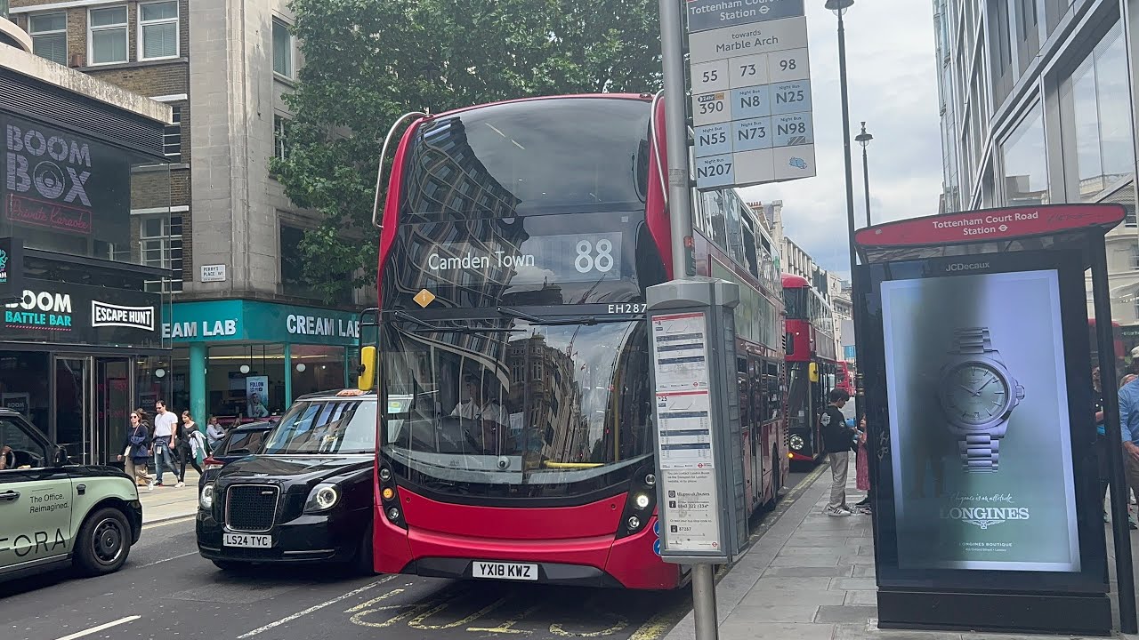 * DIVERSION * Go Ahead London: Route 88 (EH287 YX18KWZ) Alexander ...