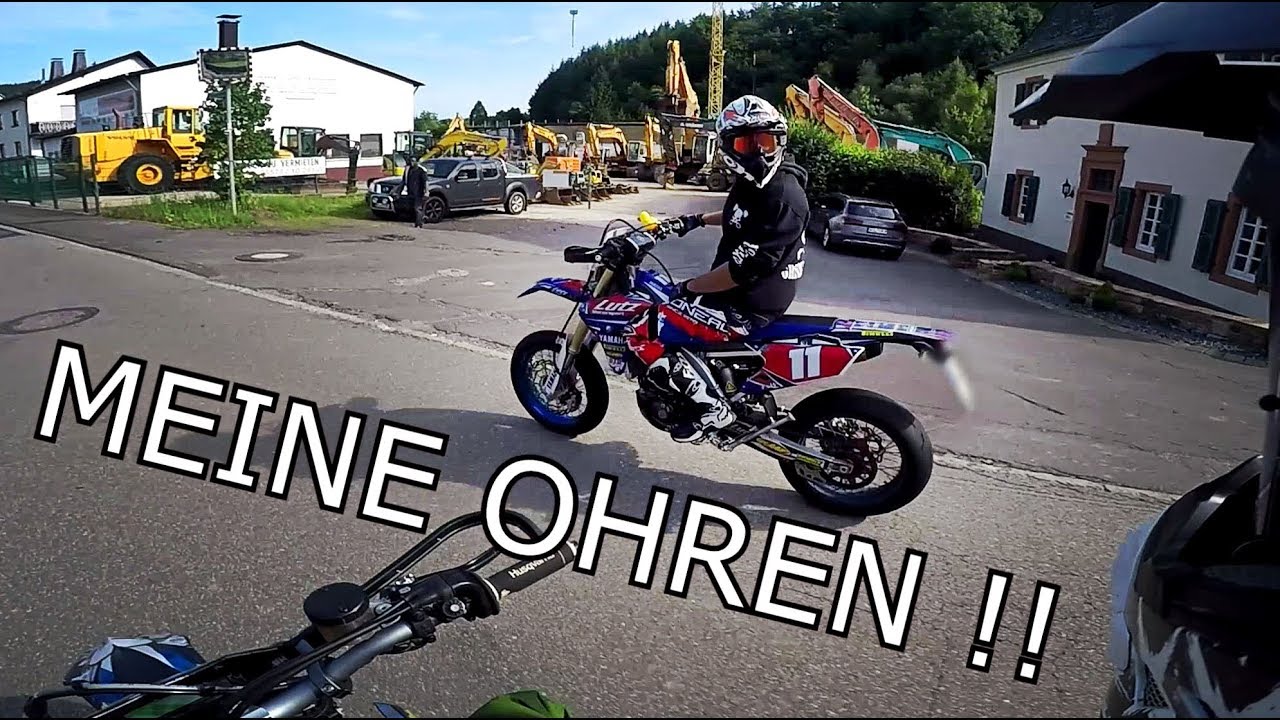 Loud Supermoto chase - RIP EARS - YouTube