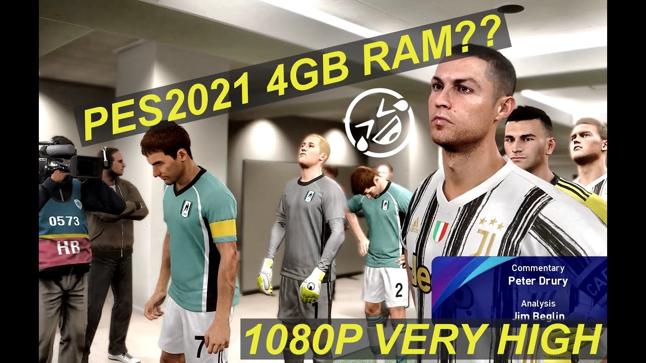 PES 2021 4GB RAM - YouTube