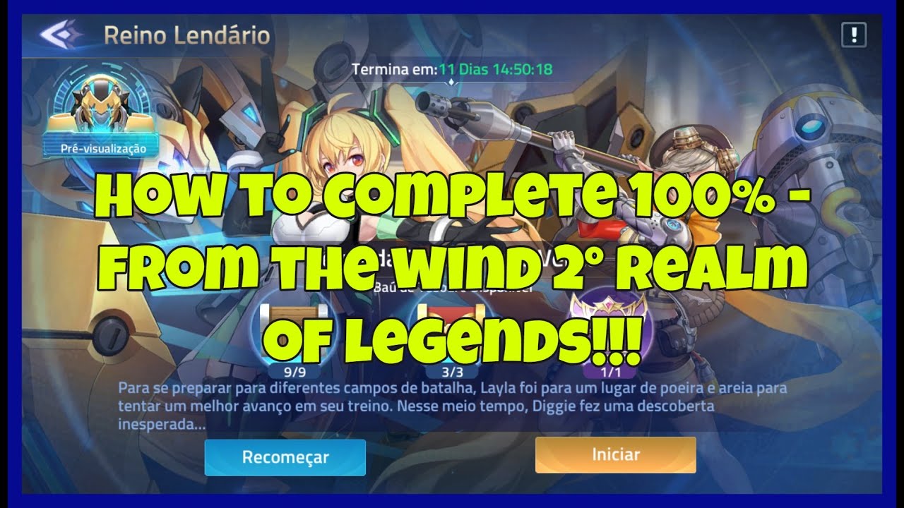 HOW TO FINISH THE SECOND MECHA LAYLA REALM OF LEGENDS - FROM THE WIND ...