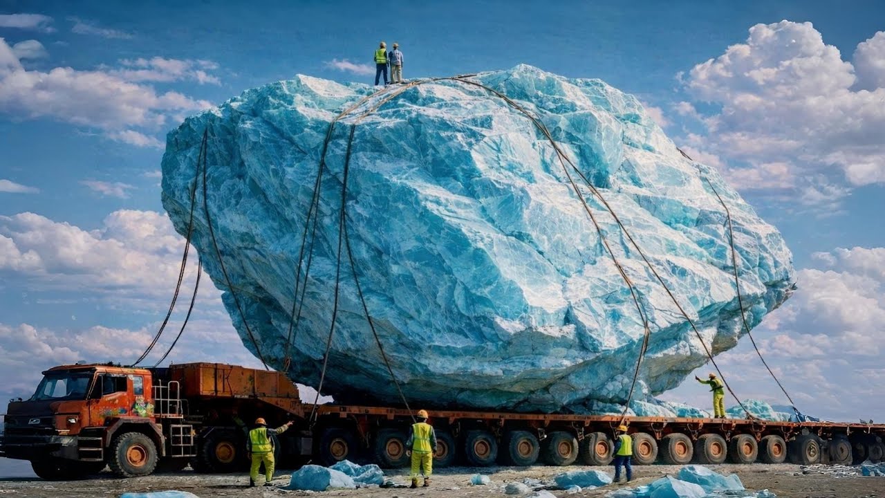 Giant Loader Lifts World’s Biggest Rock Into Massive Truck - YouTube