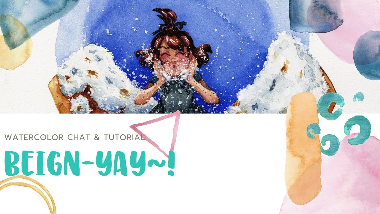 Beign-YAY! Art and Watercolor Tutorial - YouTube