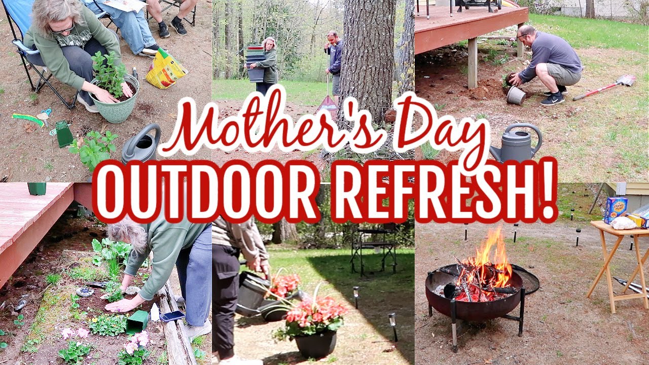 Outdoor Yard Spring REFRESH!! Gardening Bliss! - YouTube