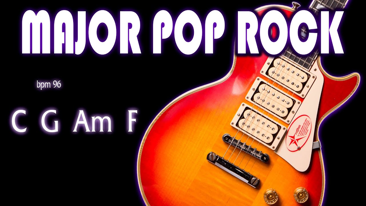 C Major Pop Rock Backing Track - YouTube