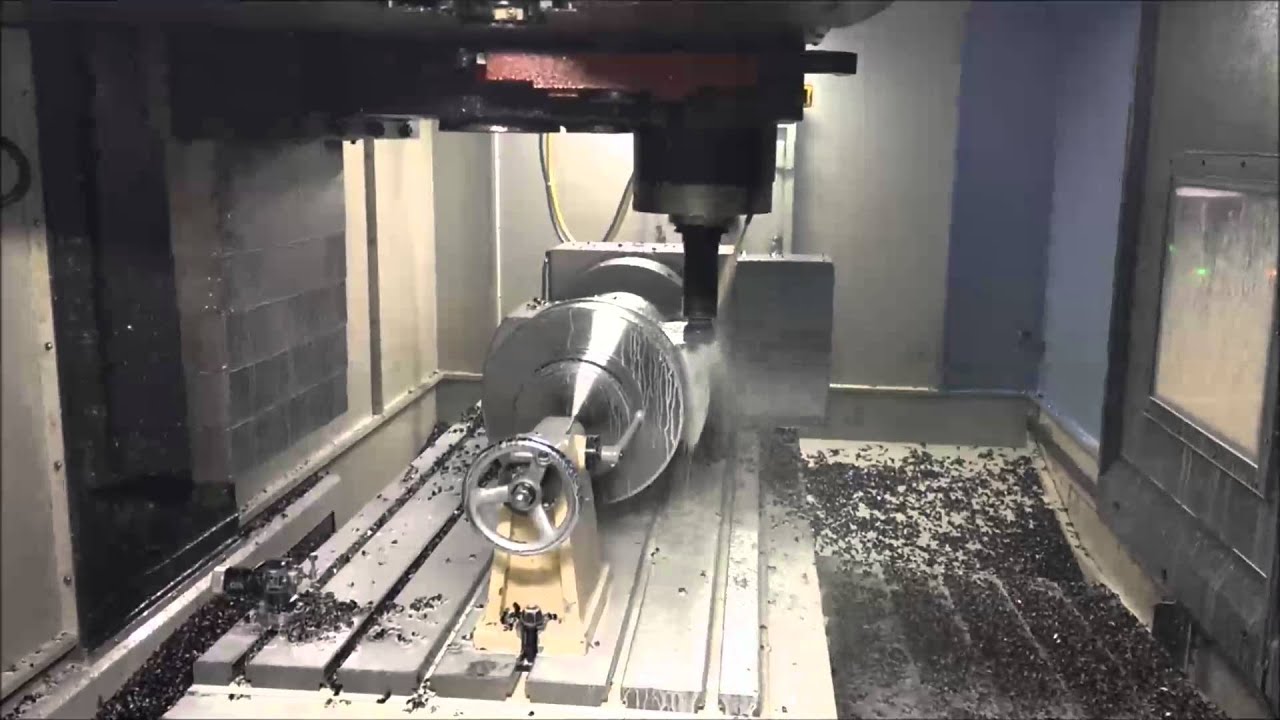 4 Axis Positional CNC High Feed Roughing - YouTube