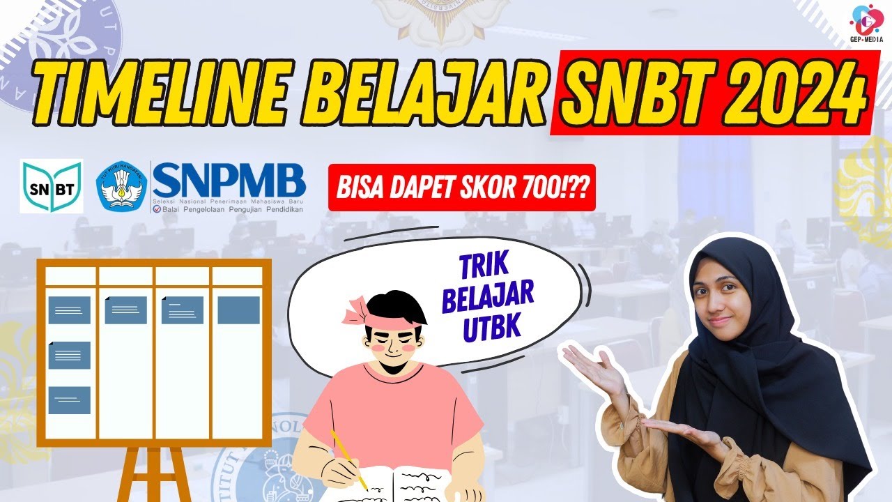 TIMELINE BELAJAR UTBK 2024 | PEJUANG UTBK WAJIB TAHU - YouTube