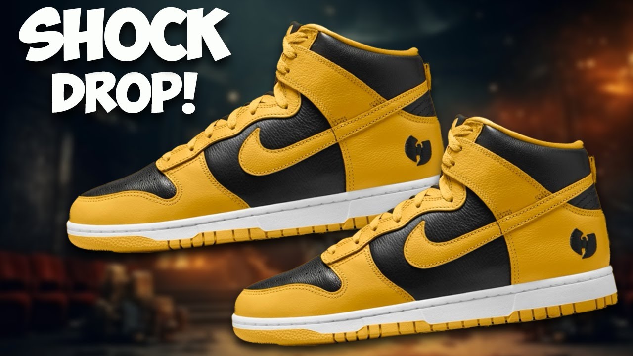 SHOCK DROP Wutang Dunk High Going Live NOW - YouTube