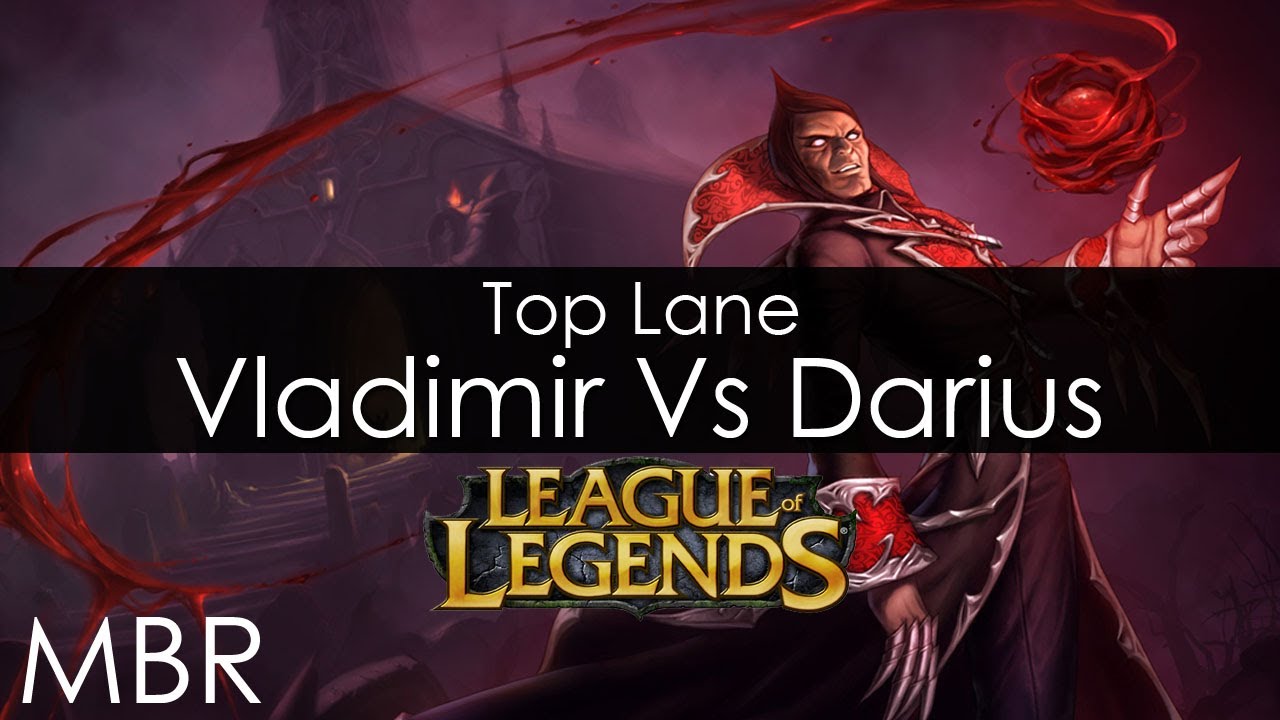 League of Legends - Vladimir Top Lane Vs Darius Gameplay - July 2013 ...