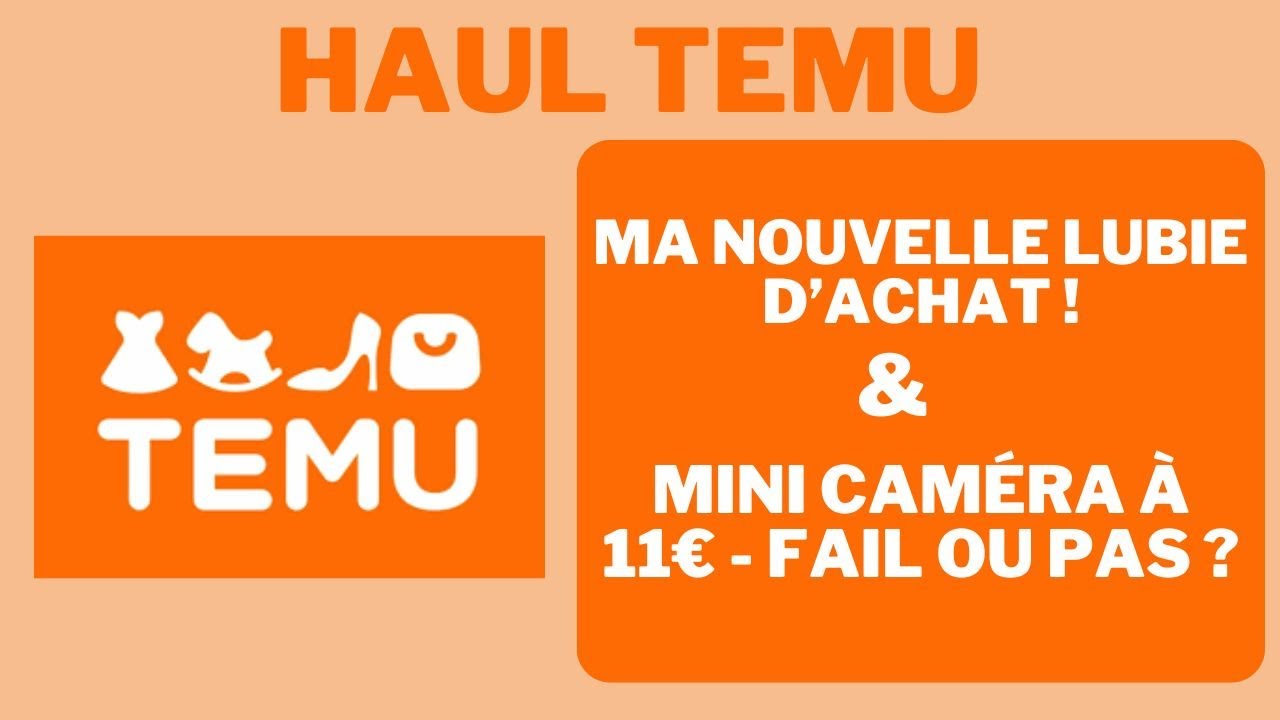 TEMU - MINI CAMÉRA À 11€, FAIL OU PAS ? ET MA NOUVELLE LUBIE ! - YouTube