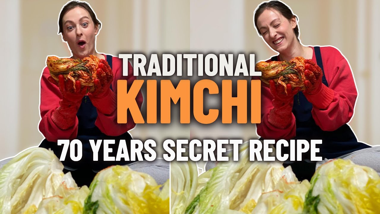 My Korean grandma's 70 year old secret kimchi making recipe - YouTube