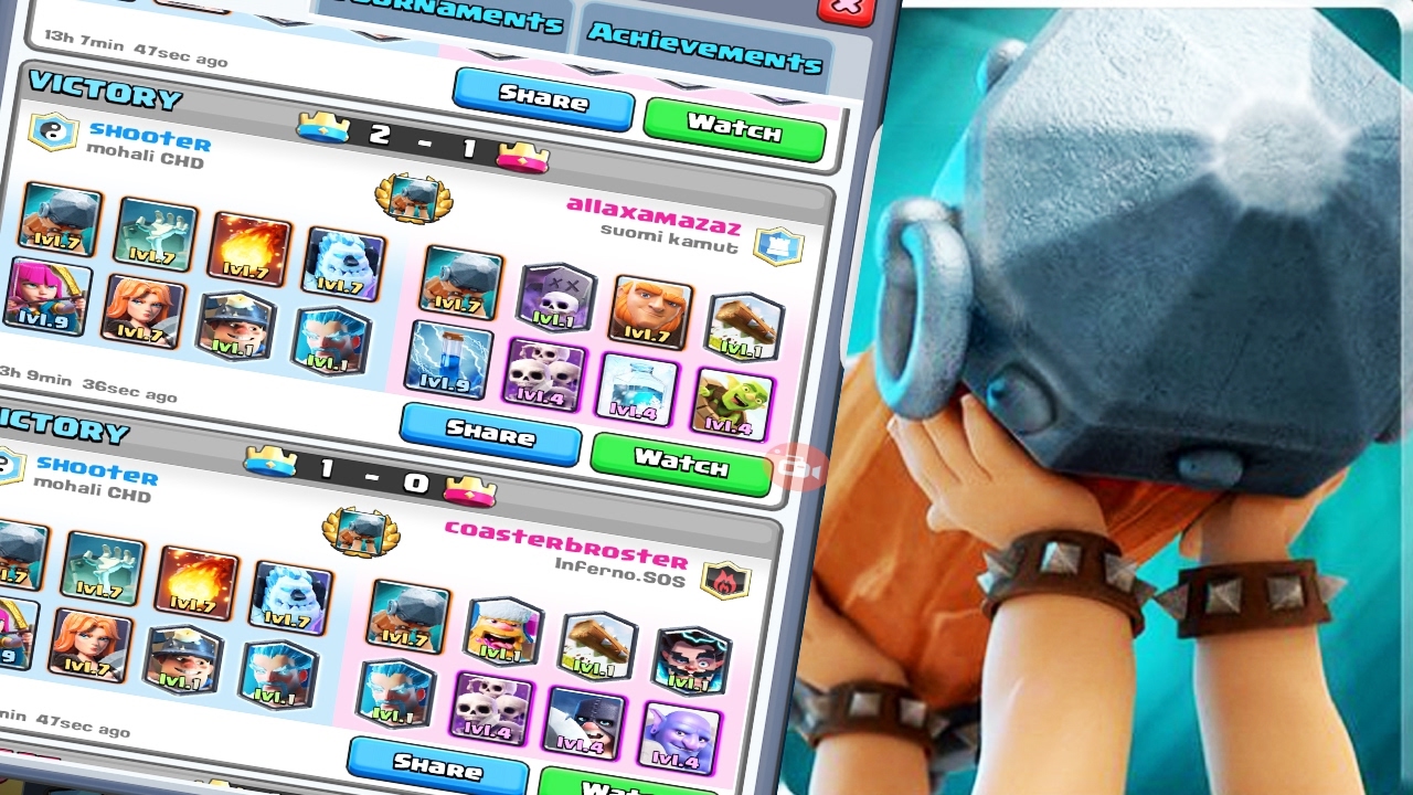 WIN BATTLE RAM FOR FREE | AWESOME BATTLE RAM DECK GAMPLAY | CLASH ...