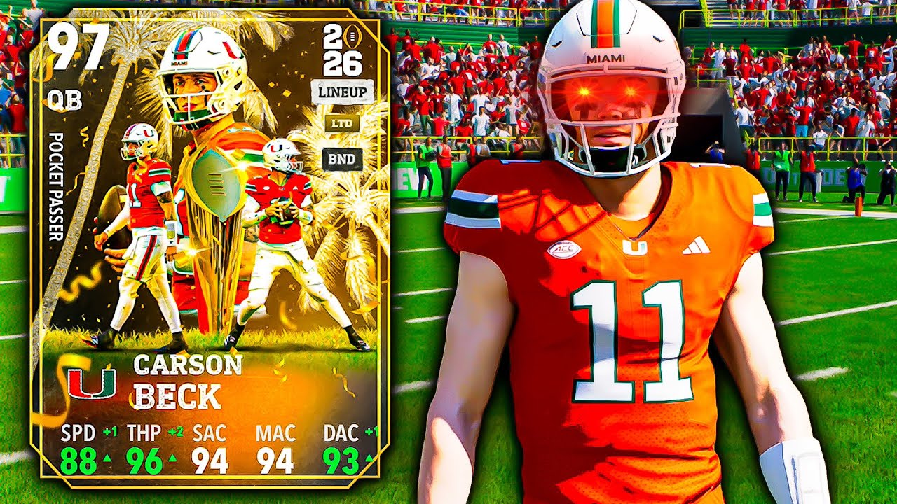 *NEW* Carson Beck Is Actually ELITE! - YouTube
