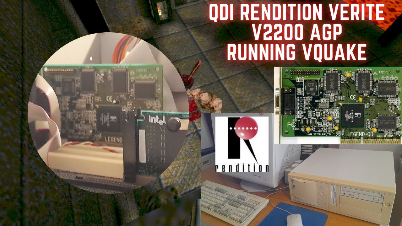 Rendition Verite V2200 Running Vquake - YouTube