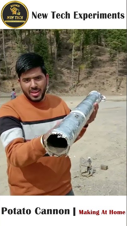 Homemade Potato Cannon | Potato Cannon at home | How to make a potato ...