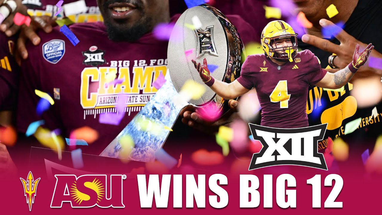Arizona State Wins Big12 Championship - YouTube