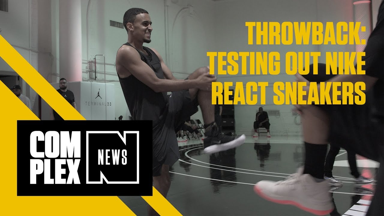 Complex Tested Out Nike's New React Technology - YouTube
