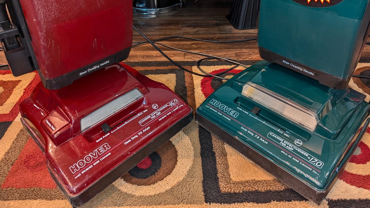 '96 Hoover Convertible High Filtration U5063-930 VS '97 Hoover Elite ...