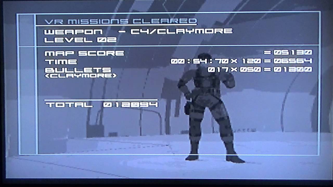 VR mission MGS2 : Snake C4/Claymore 2 - YouTube