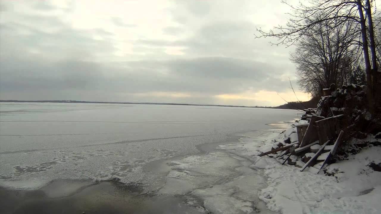 Lake Simcoe, Cook's Bay Ice Report, Jan 4, 2012 - YouTube