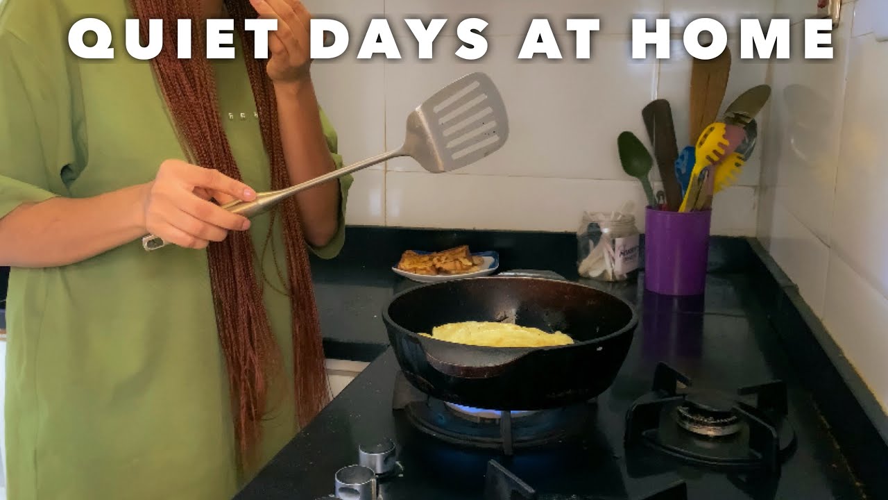 Simple, quiet days at home🍳🧺 - YouTube