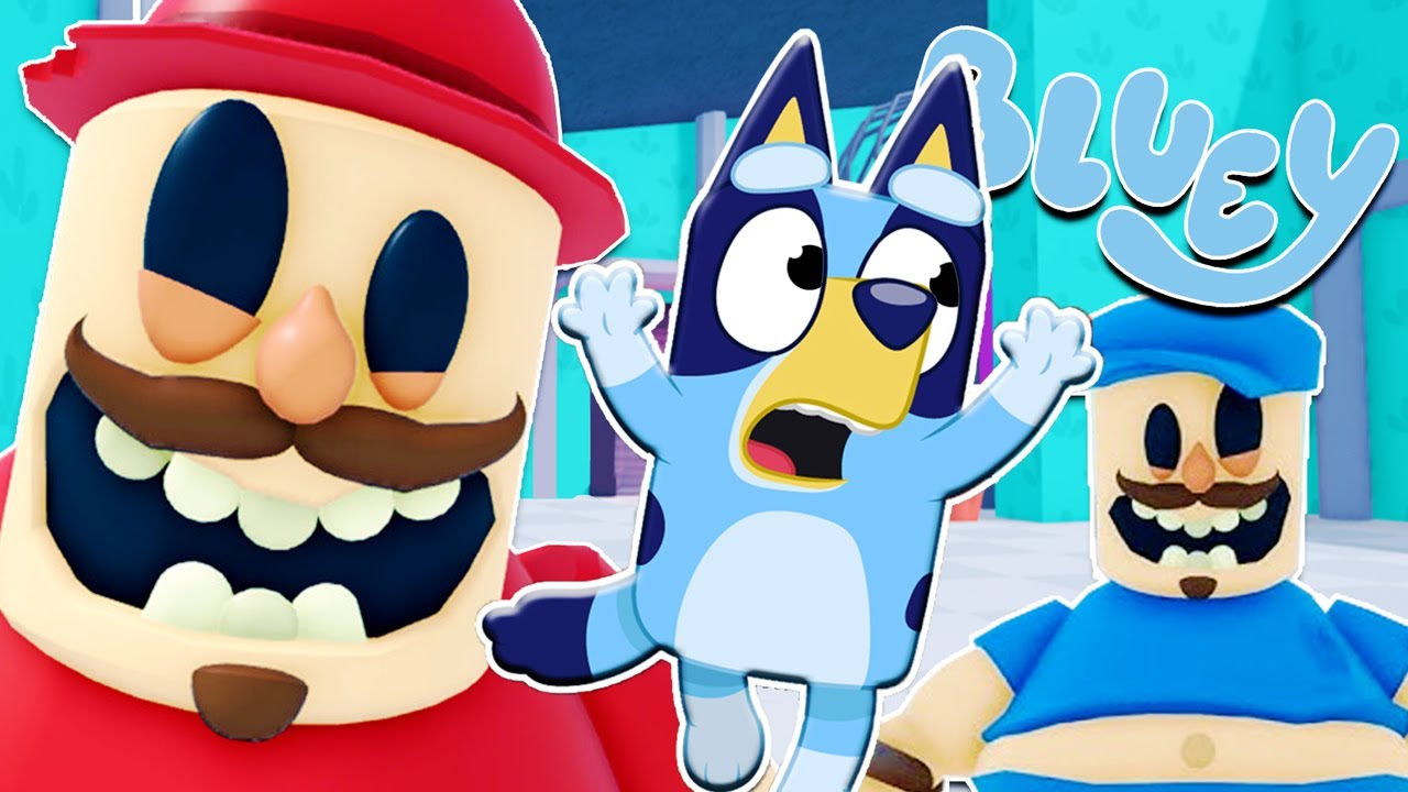 BLUEY ESCAPA de la TIENDA de ANIMALES | Las Aventuras de BLUEY en ...