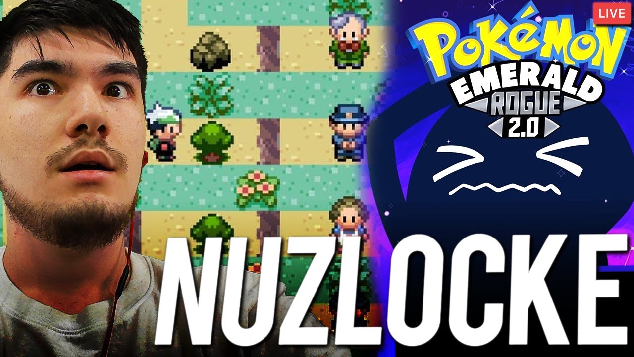 🔴NEW TEAM = GOOD LUCK FOR NUZLOCKE ? ! EMERALD ROGUE 2 ! HARDCORE ...