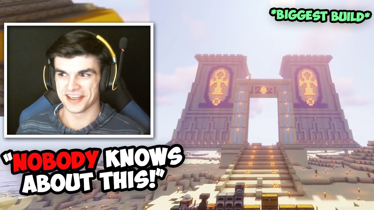 FoolishG Reveals CRAZIEST Build on Entire Dream SMP! (Egyptian Temple ...