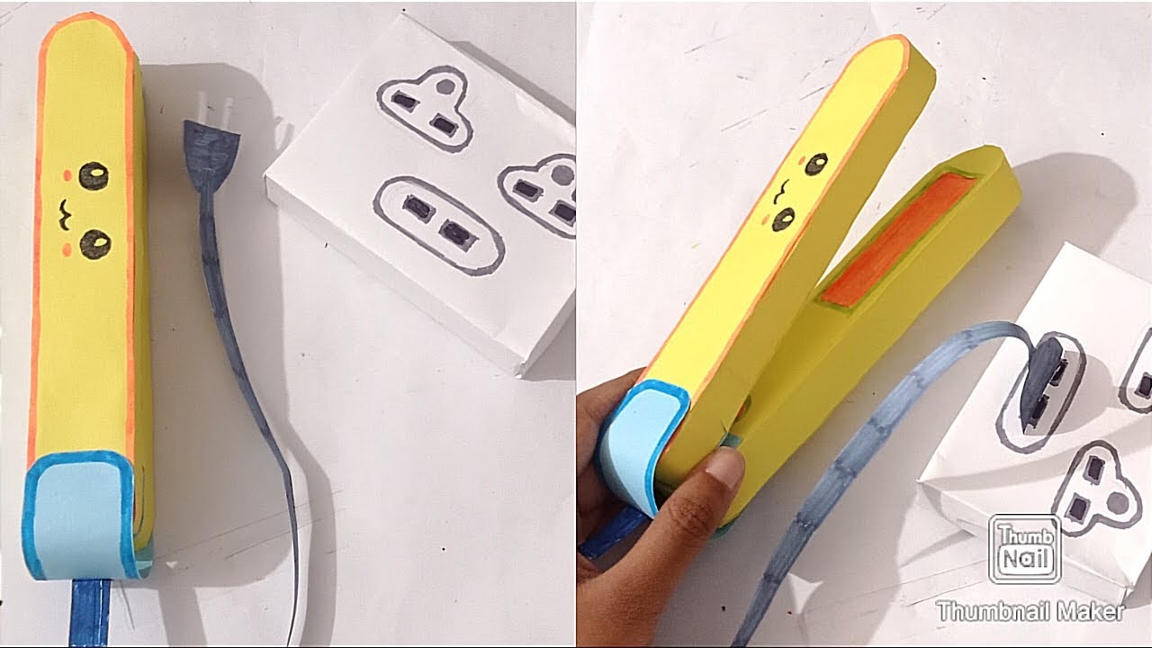 PAPER STRAIGHTENER | How to make diy straightener | diy straightener ...