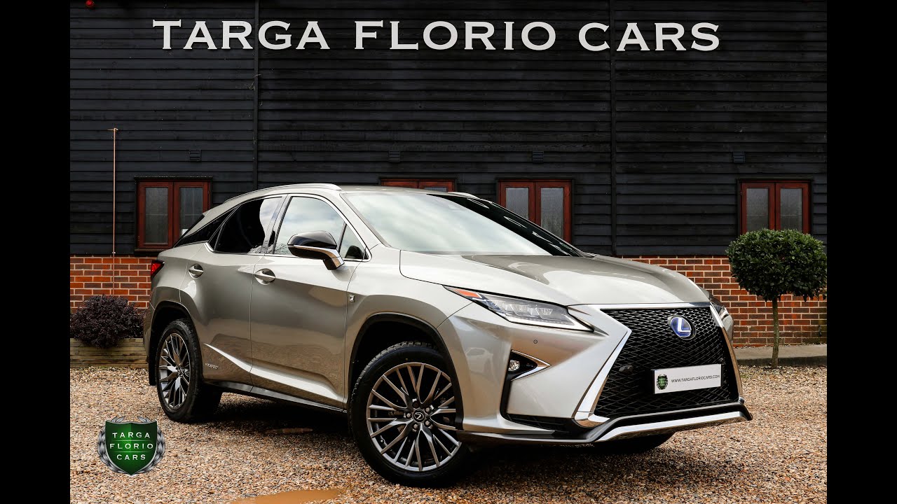 Lexus RX450h 3.5 F-Sport 5dr CVT Automatic SUV Finished in Sonic ...