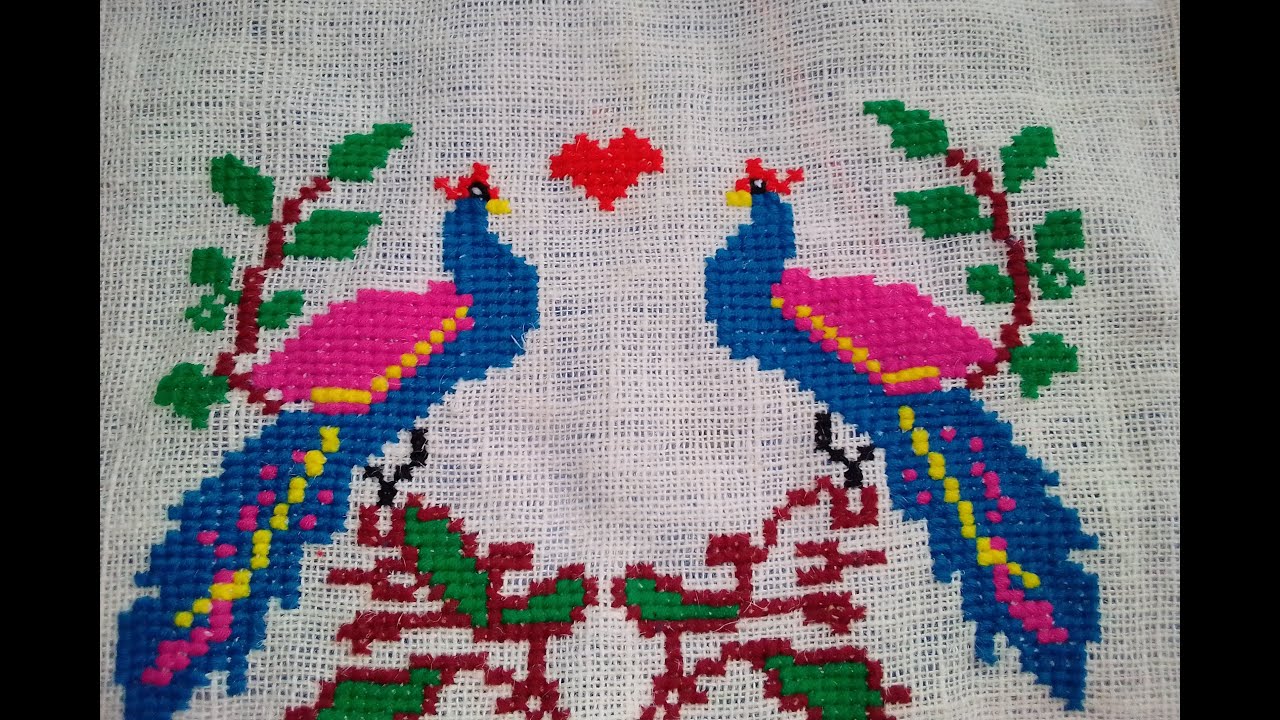 Peacock Wall Mat Design/Ason Selai/Peacock Woolen Design/Ason - YouTube