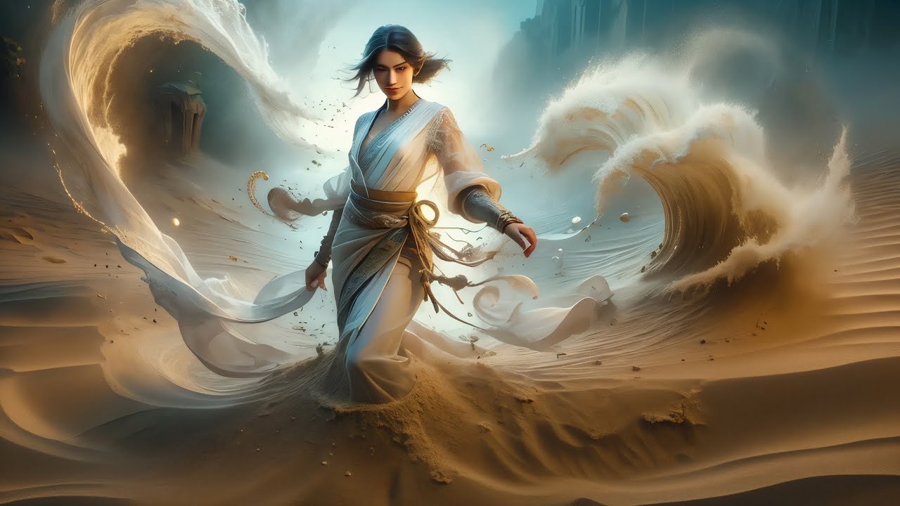 Part 3 Sandbending India Beauty Desert Fantasy Fashion [Ai 4K] #india # ...