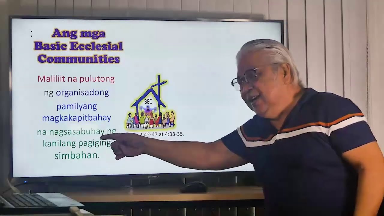 BASIC ECCLESIAL COMMUNITY - BEC - matatag na pananaw ng BEC sa panahon ng pandemya - YouTube