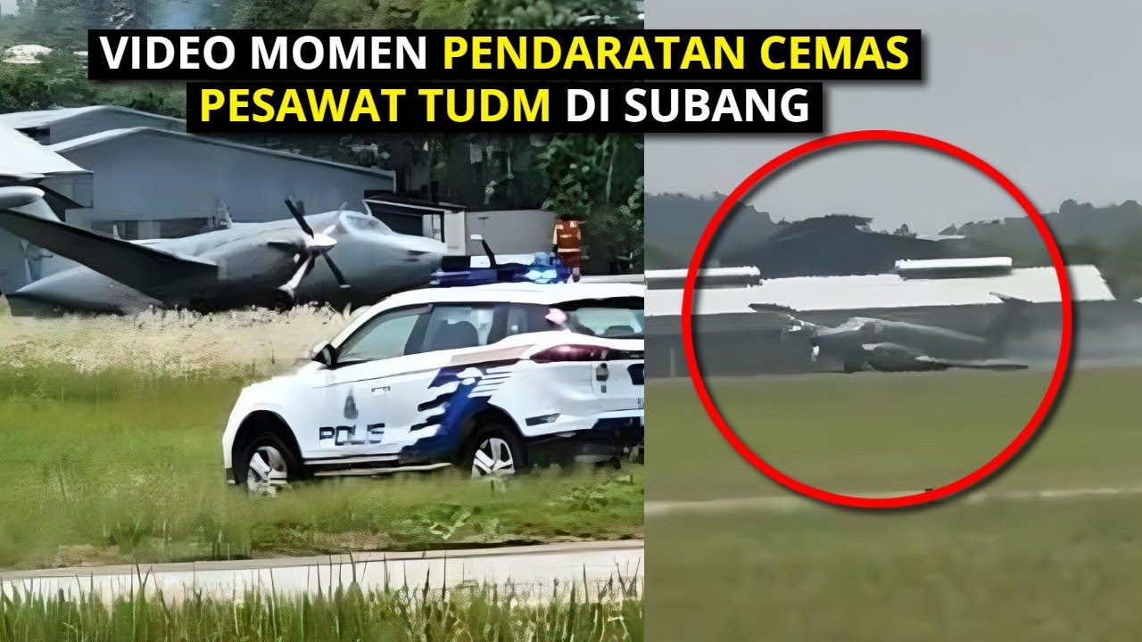 Momen pesawat TUDM di Subang - YouTube