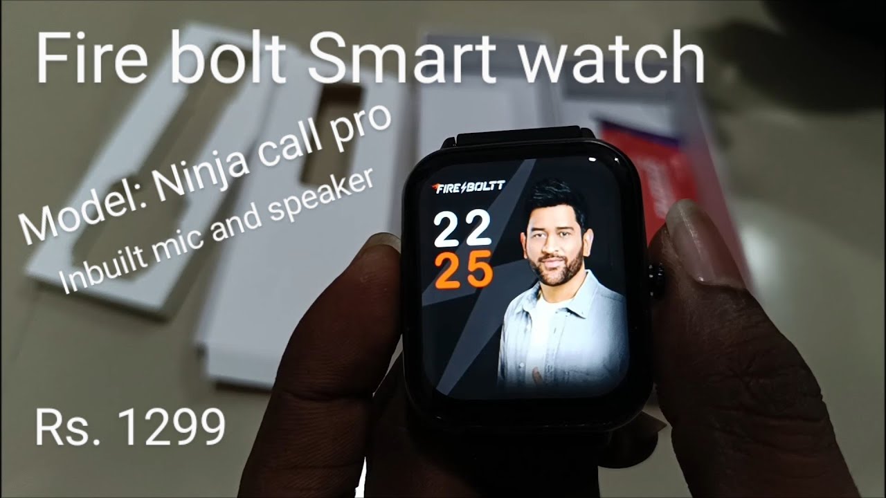 Fire bolt smart watch - ninja call pro - unboxing - YouTube