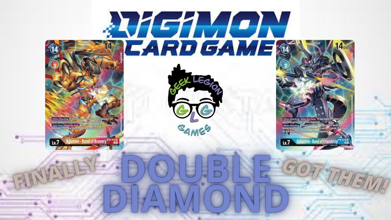 We got them both! |Digimon TCG Double Diamond BT6 Box Opening! - YouTube