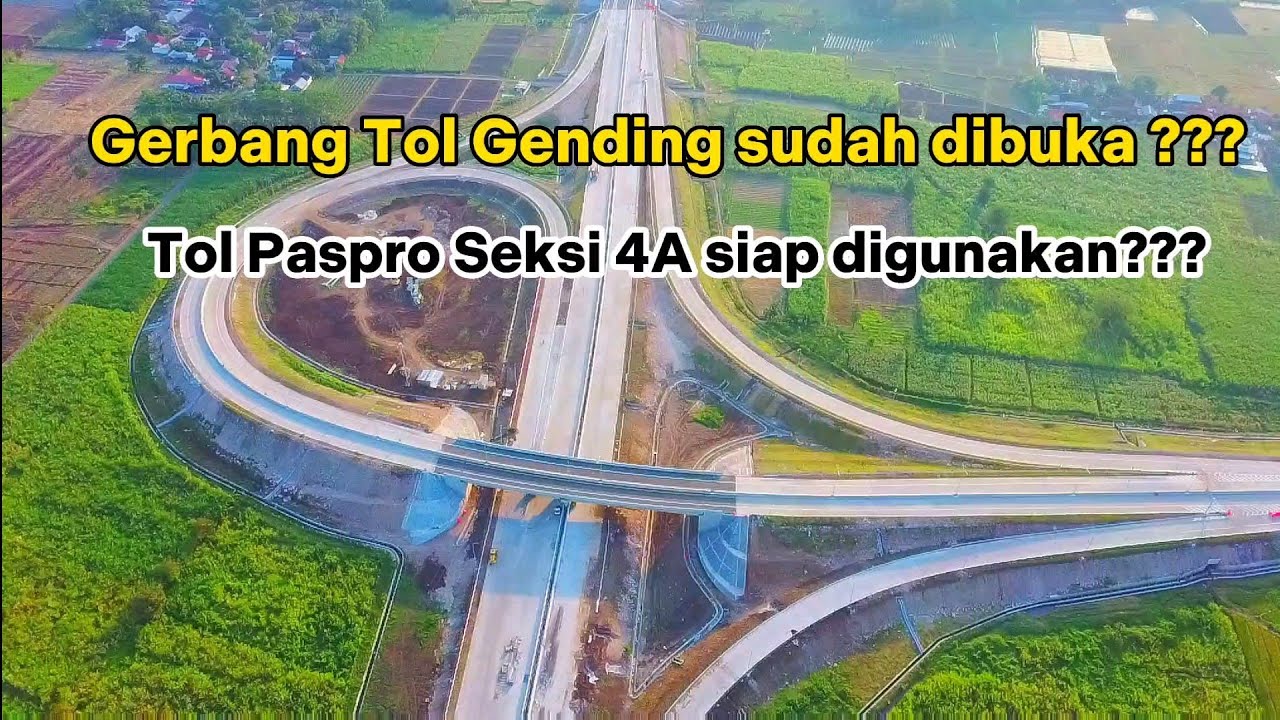 Tol Paspro Seksi 4A siap digunakan???melihat progress finishing di ...