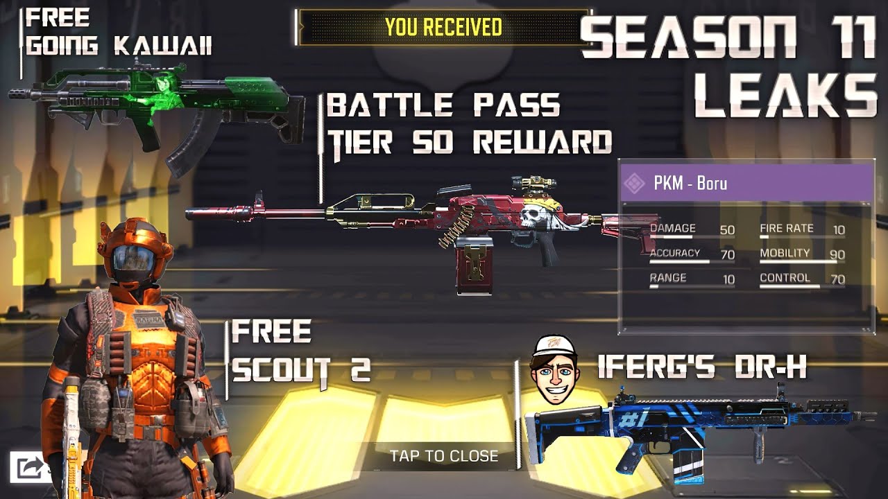 Season 11 Battle Pass Tier 50 Reward | iFerg Bundle | Free Skins | COD ...