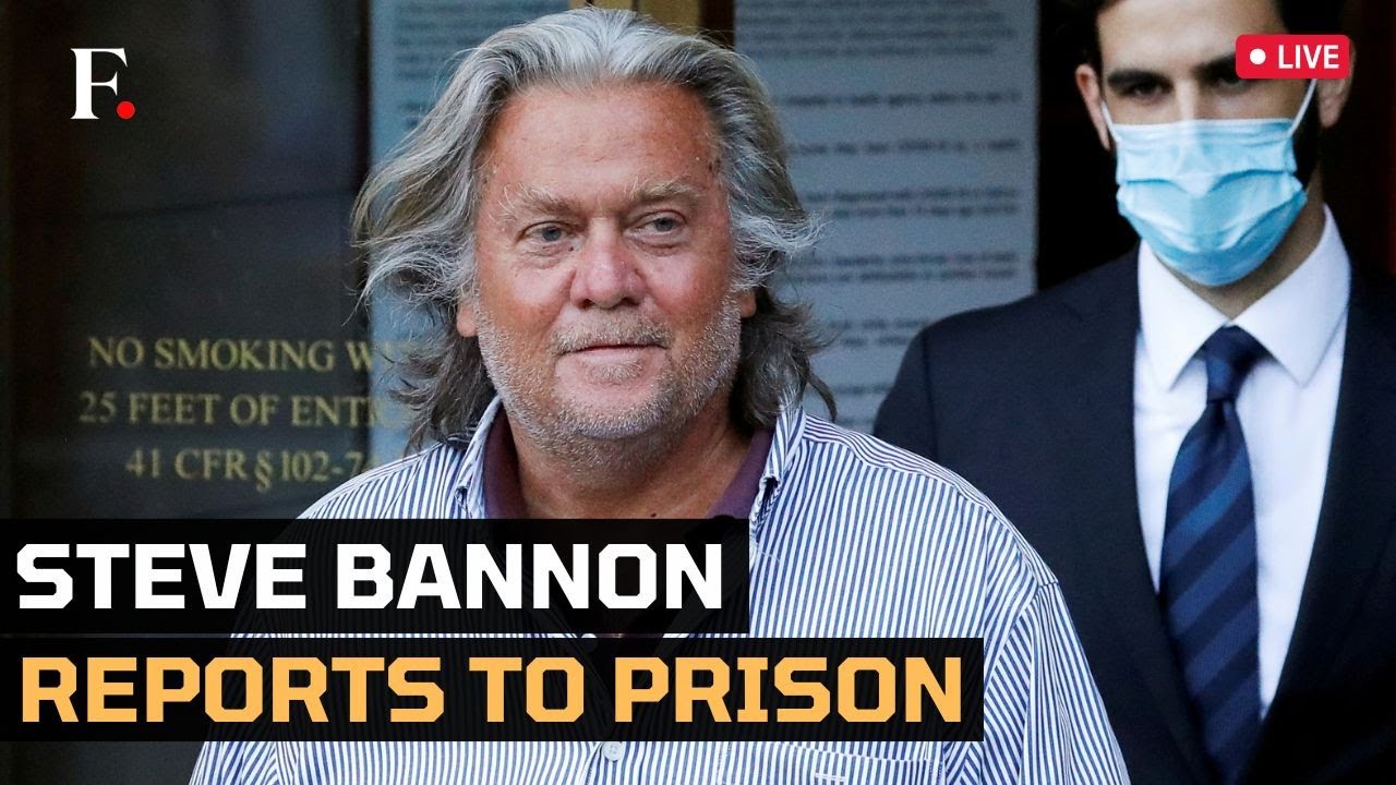 LIVE: Bannon Reports to Connecticut Prison to Serve a Four-month ...